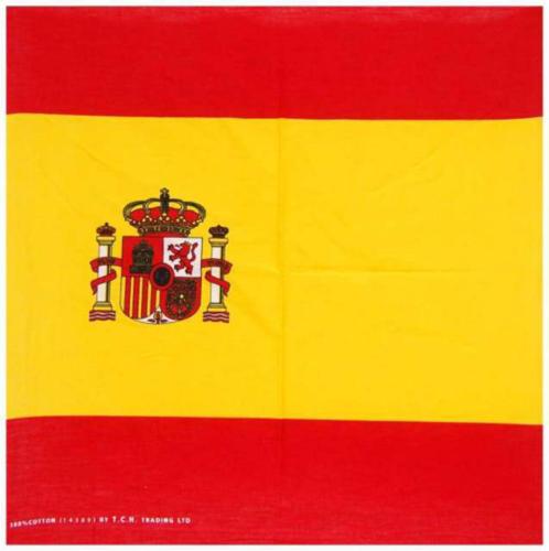 Show Your Pride with the Spain Flag Bandana Scarf