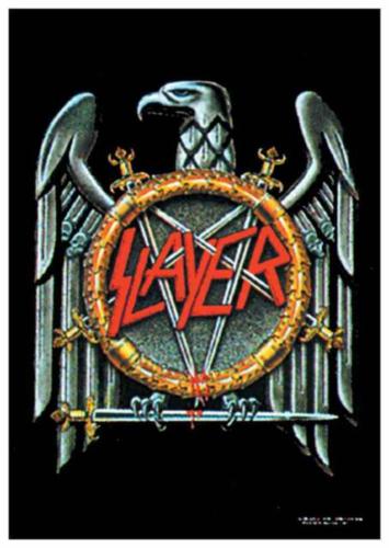 Slayer Eagle Poster Flag - Thrash Metal Power at RockMetal.store